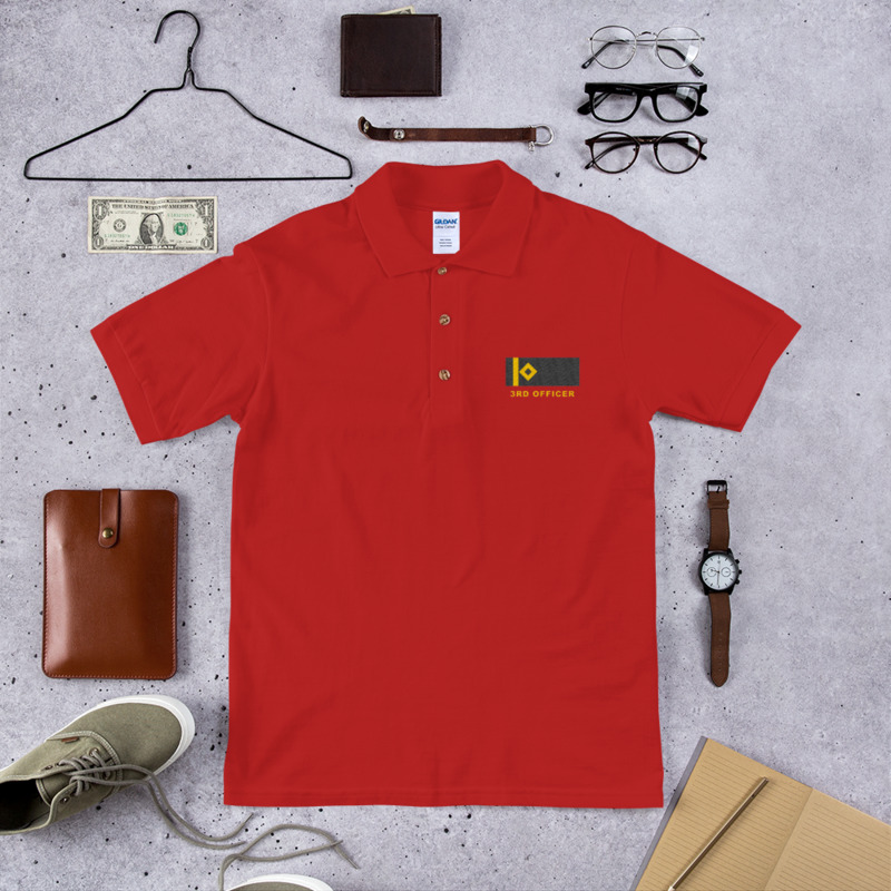 3rd officer on ship Professional uniform, rank shirt for 3rd officer on ...
