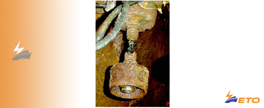 damaged ship light fixture with exposed live components cause death of ...
